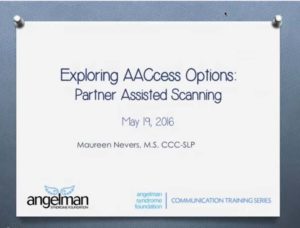 Video of the Week: AAC Access for Individuals with Significant Motor ...