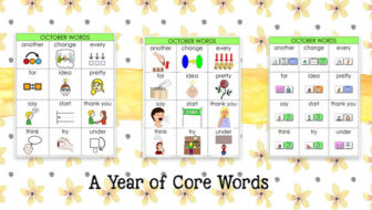 PrAACtically October: AAC Resources for A Year of Core Vocabulary ...